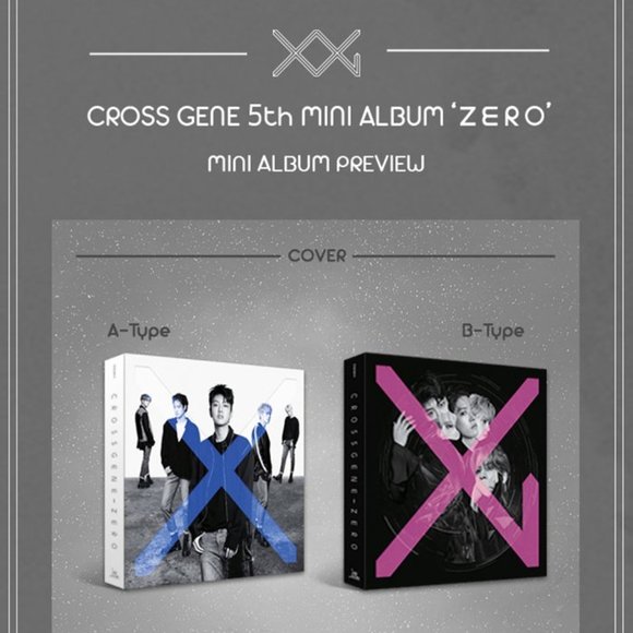 Other | Kpop Cross Gene Zero 5th Mini Album A Ver | Poshmark